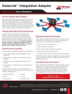 DataLink Integration Tools Datasheet | MPulse Software