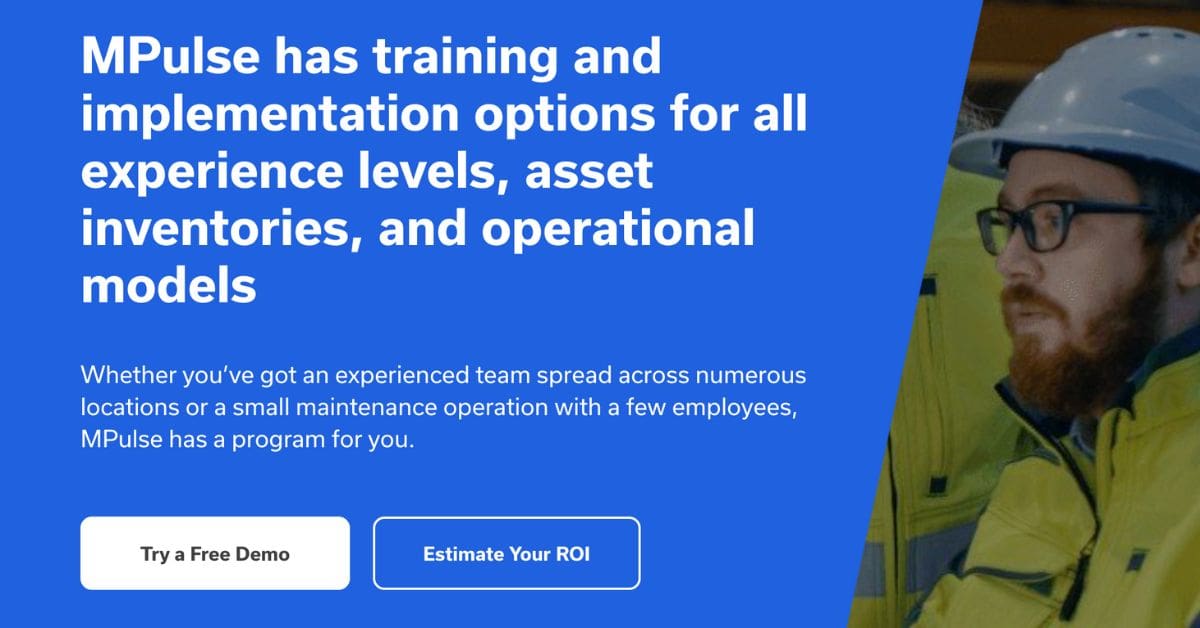 Training Options for CMMS Software | MPulse Software